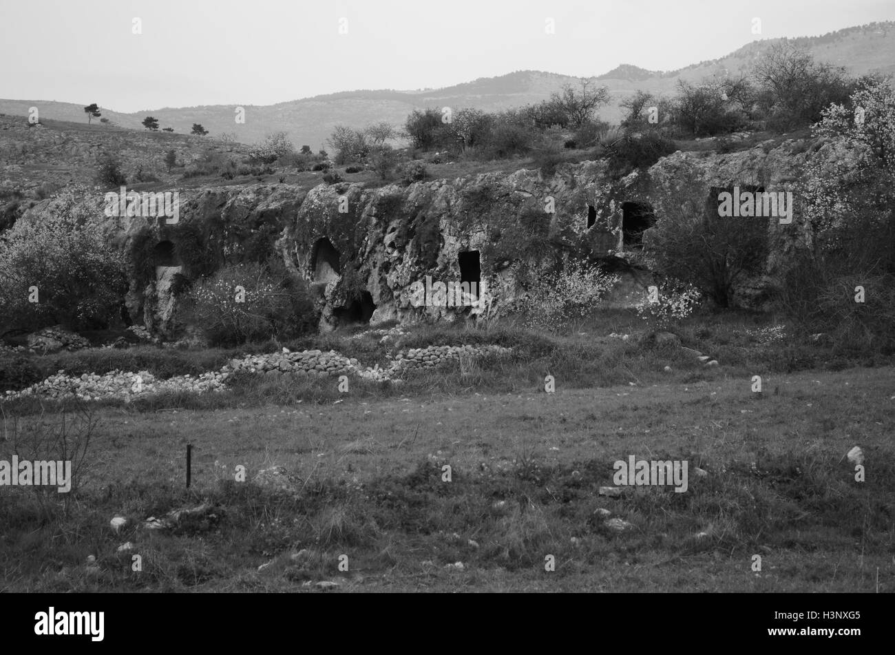 caves and mines around Greece Stock Photo - Alamy