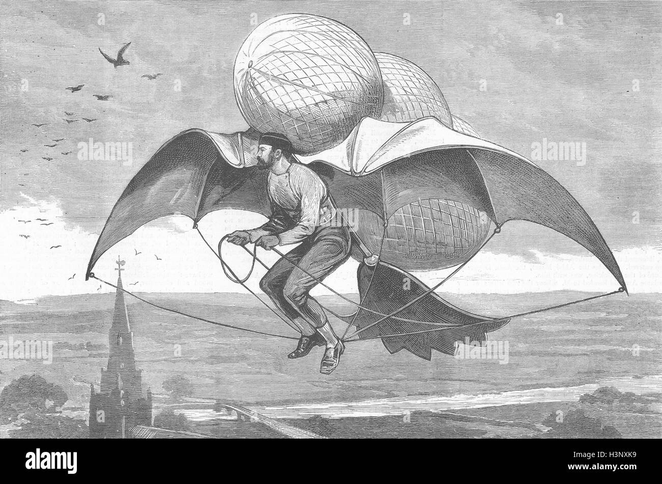 Old flying machine hi-res stock photography and images - Alamy