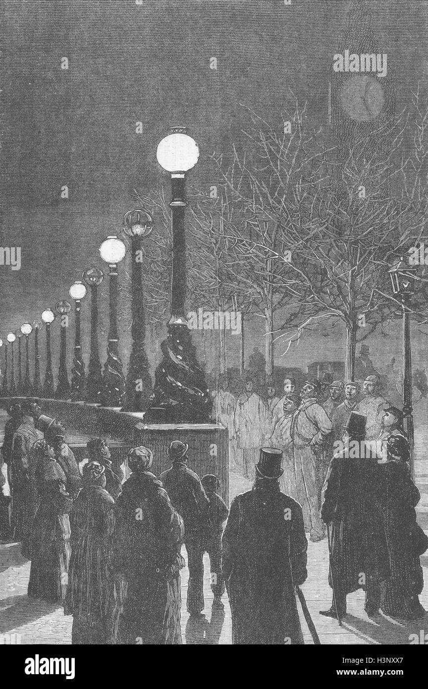 19th century london embankment hi-res stock photography and images - Alamy