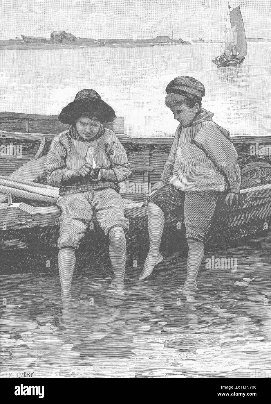 Children boats hi-res stock photography and images - Alamy