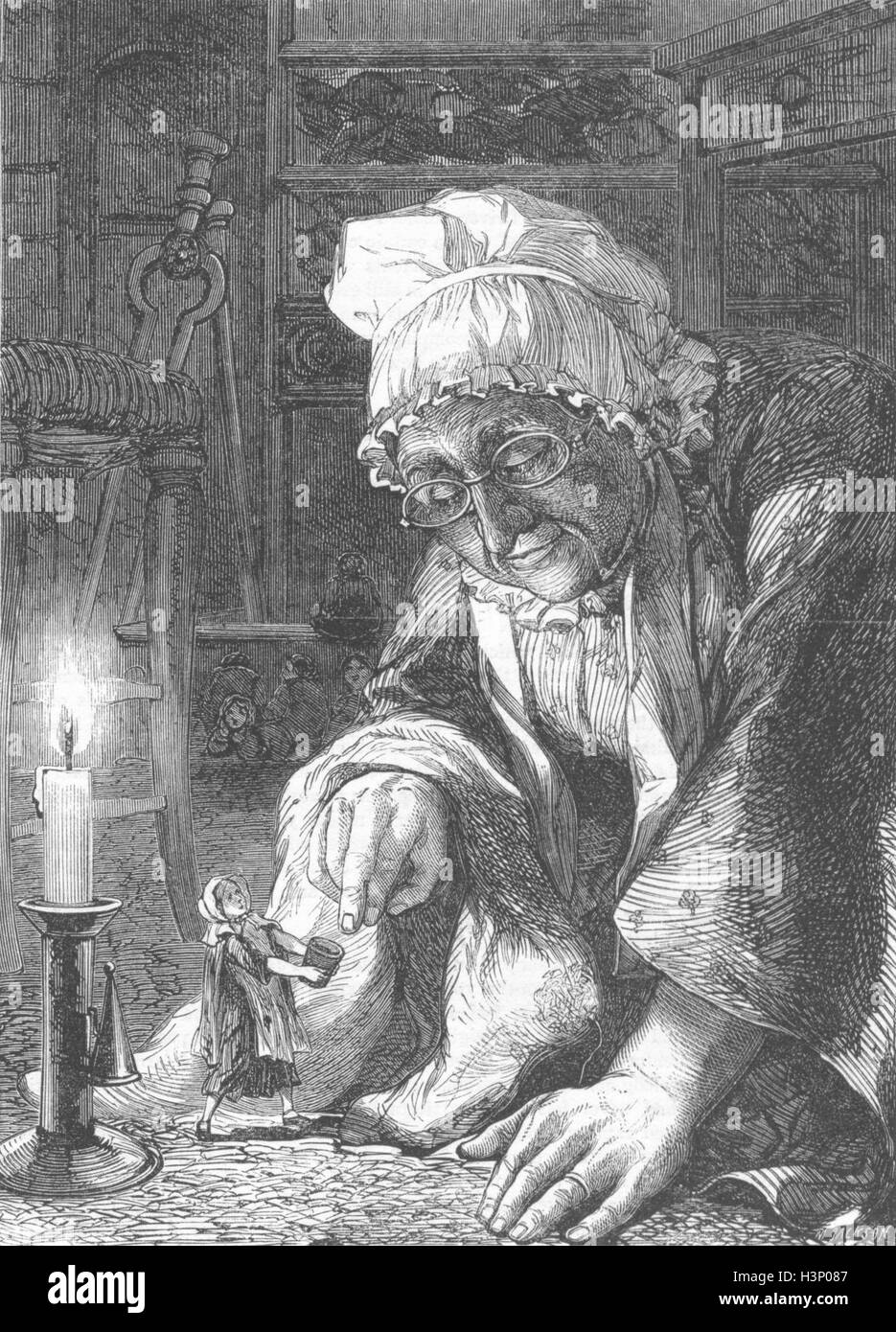 CHILDREN Tell us story Tricksey-Wee, giant thimble 1863. Illustrated ...