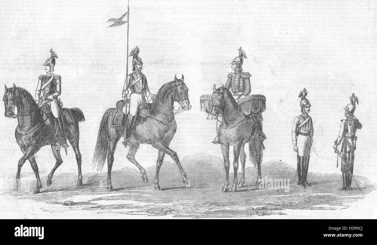 RUSSIA Chevalier life guards-regiment of Empress 1855. Illustrated ...