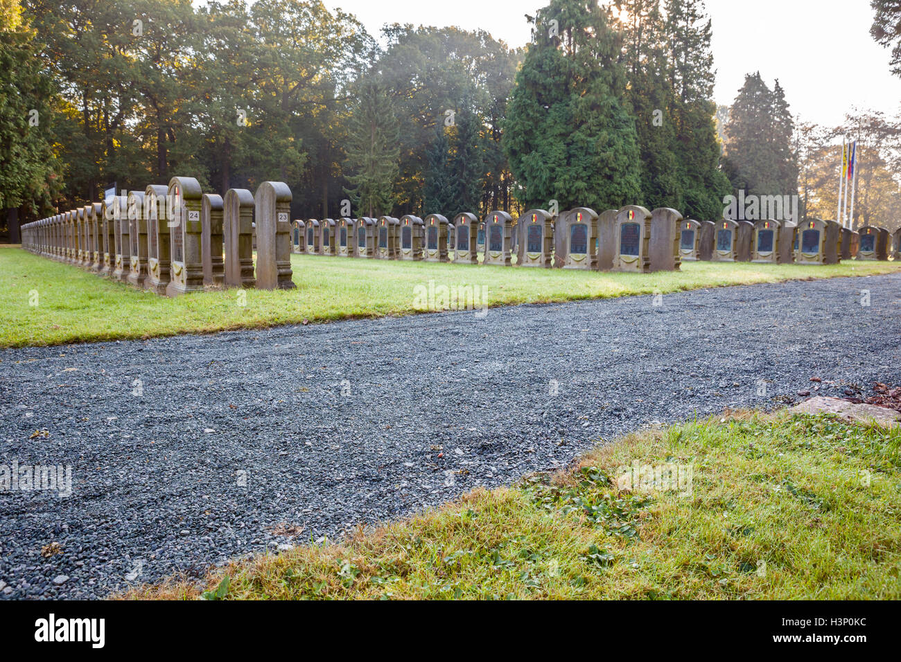 in the cemetery of the deceased soldiers Stock Photo - Alamy