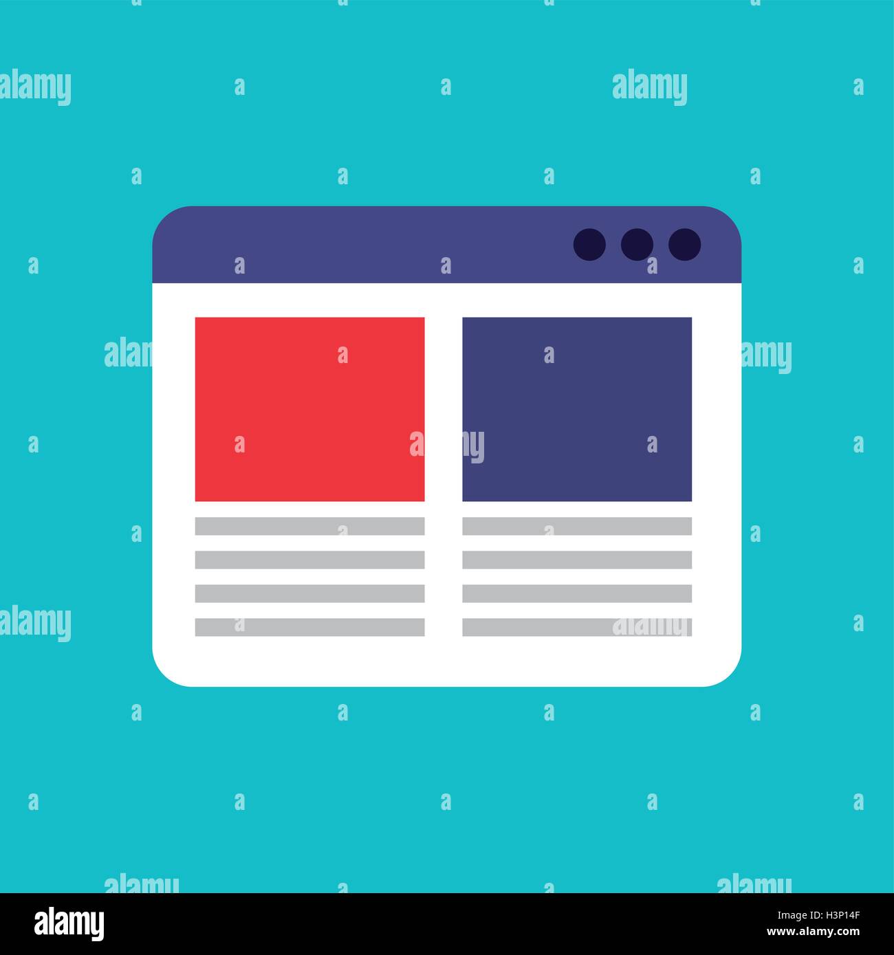 template flat isolated icon Stock Vector Image & Art - Alamy