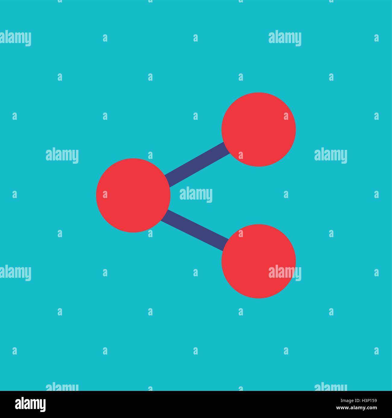 share symbol isolated flat icon Stock Vector Image & Art - Alamy