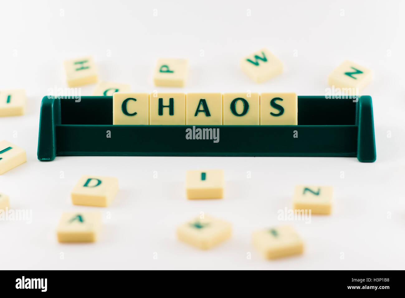 Chaos word hi-res stock photography and images - Alamy