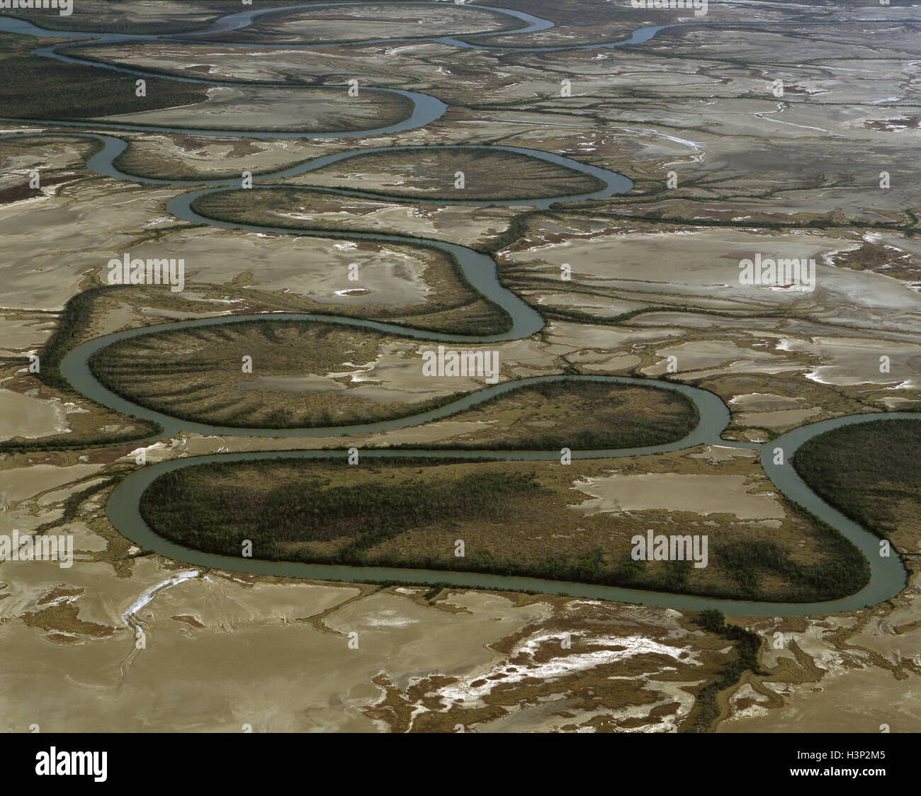 Duck Creek oxbows Stock Photo - Alamy