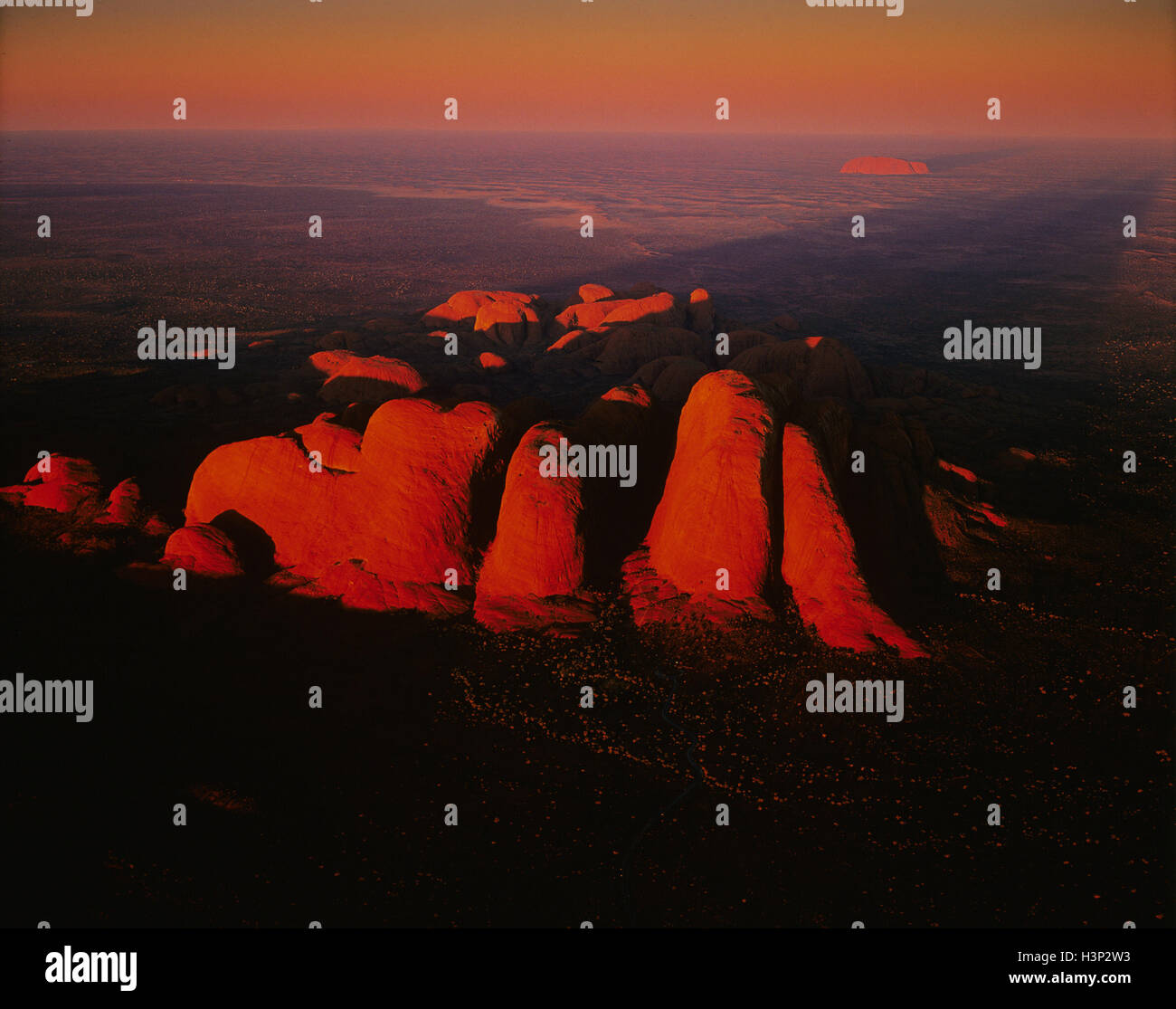 Olgas central australia sunset hi-res stock photography and images - Alamy