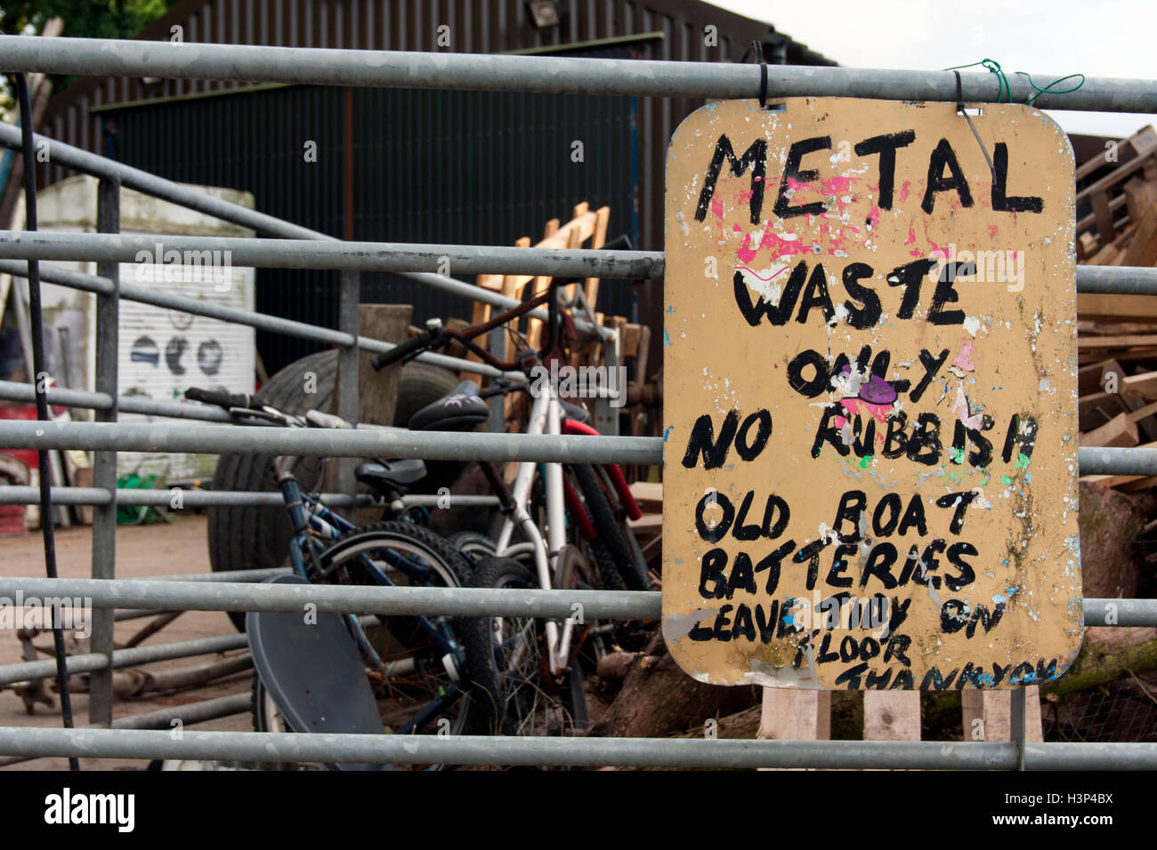 Scrap Request Sign Stock Photo - Alamy