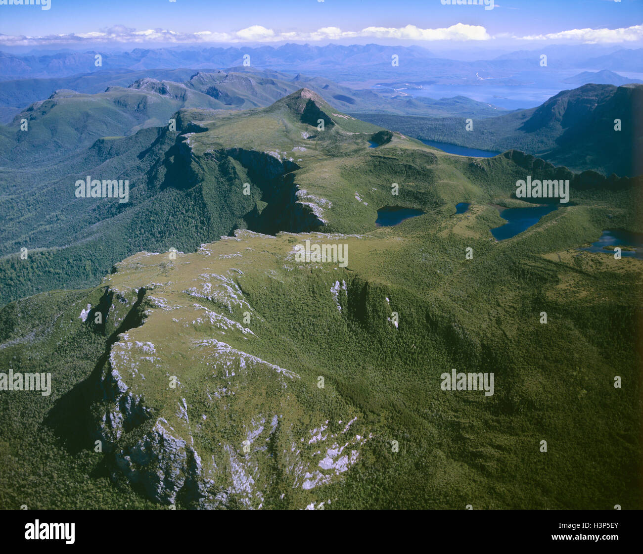 Lonely Tarns, Lake Judd and Mount Sarah Jane Stock Photo - Alamy