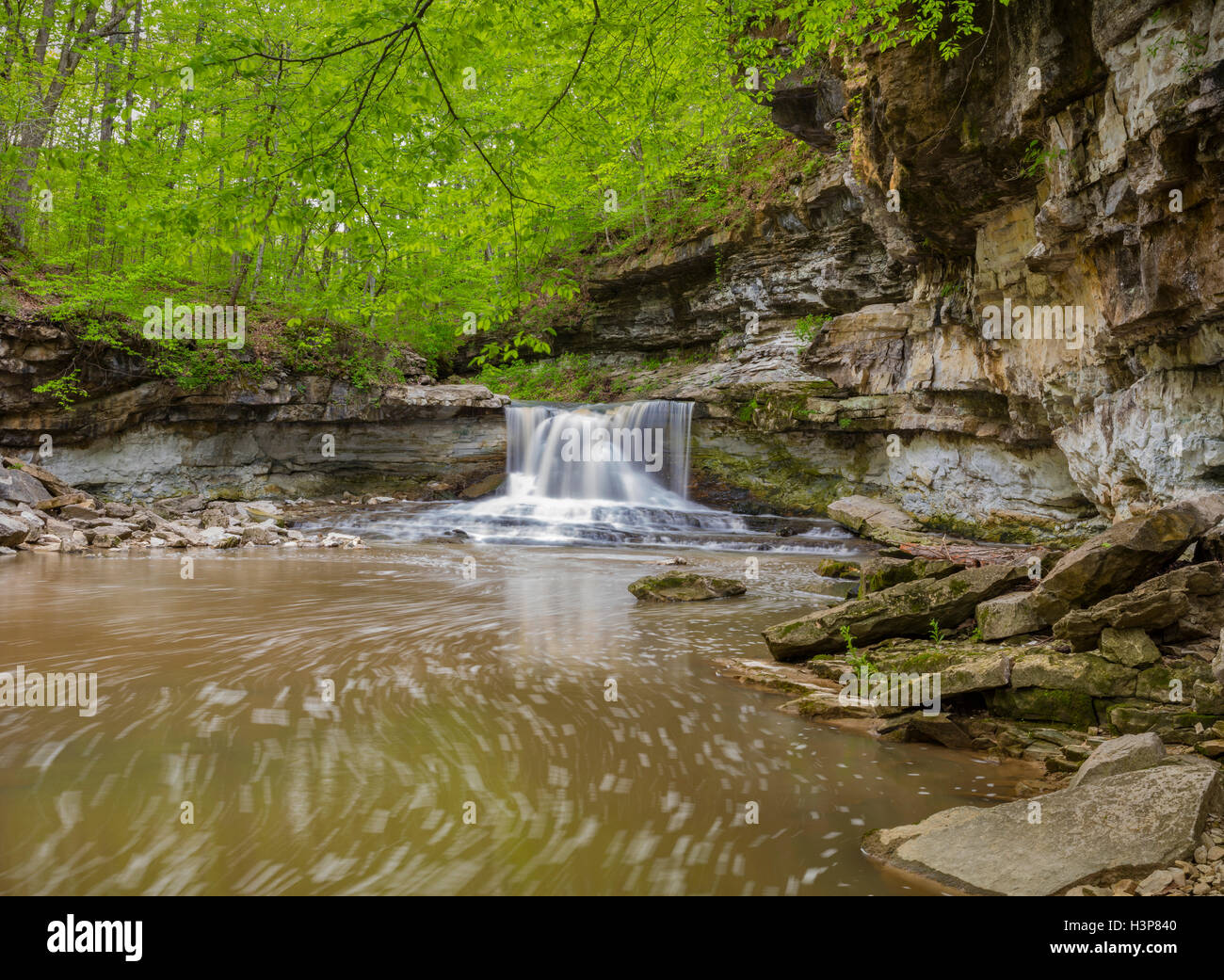 McCormick's Creek State Park, Indiana: McCormick's Creek falls in early ...