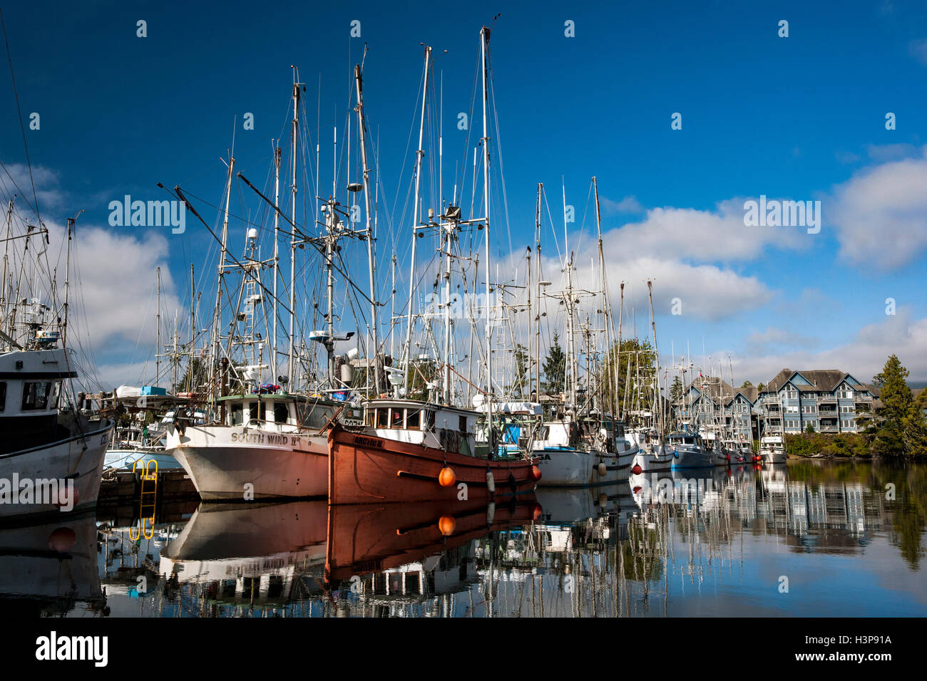 Ucluelet Harbour - Ucluelet, Vancouver Island, British Columbia, Canada ...
