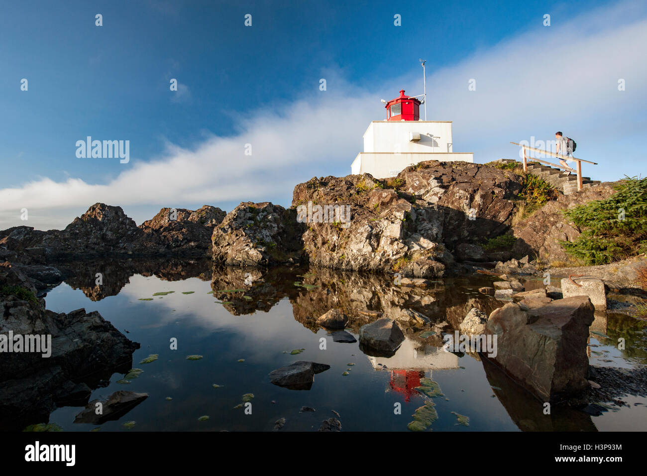 Amphitrite point lighthouse ucluelet on hi-res stock photography and ...
