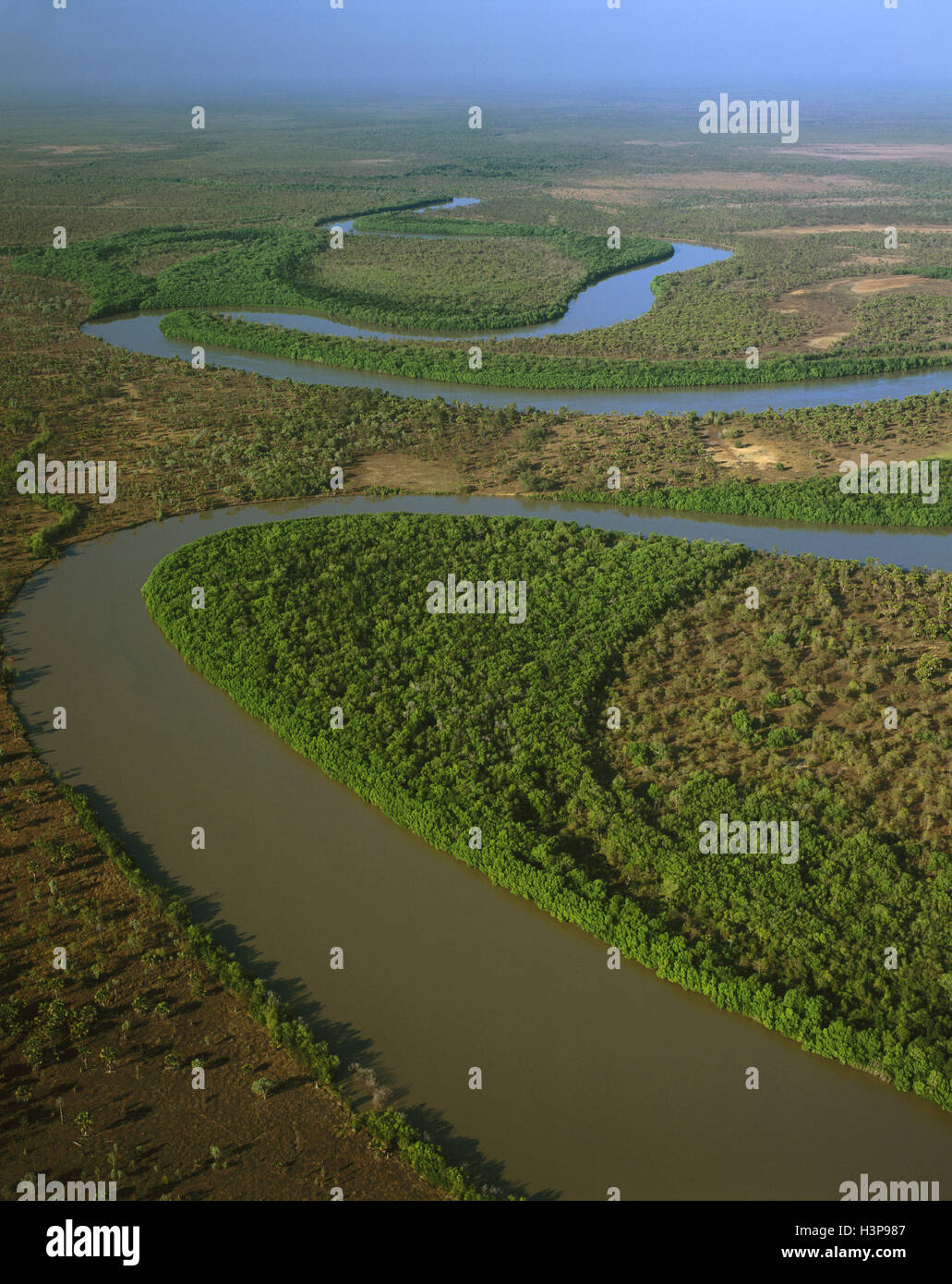 North Kennedy River from the air Stock Photo - Alamy