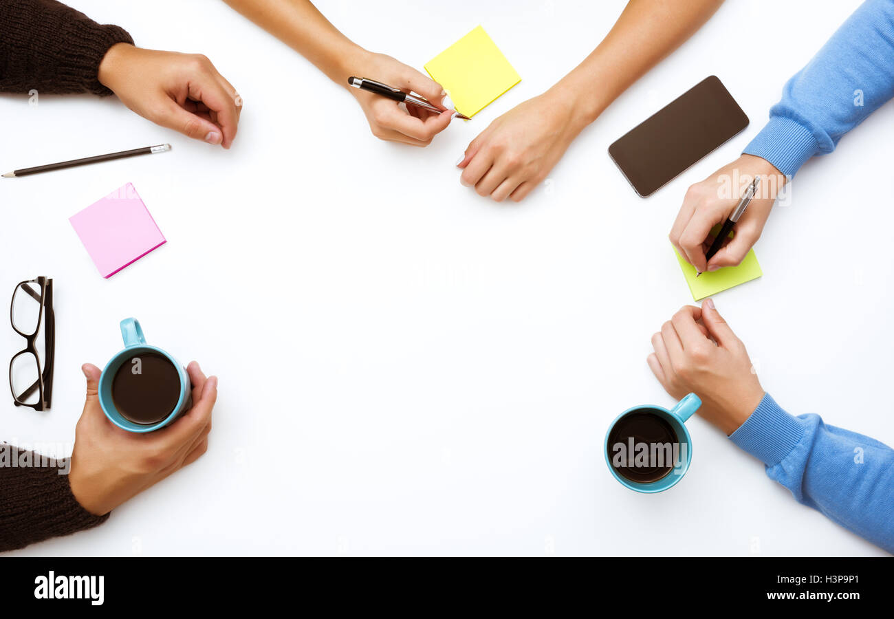 Collaboration teamwork table hi-res stock photography and images - Alamy