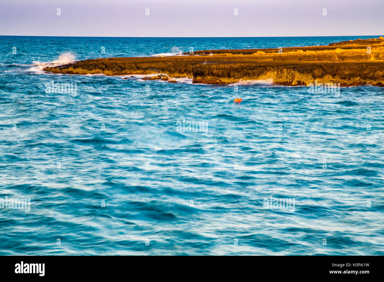 rocky shore of the Apulian coast in Italy Stock Photo - Alamy