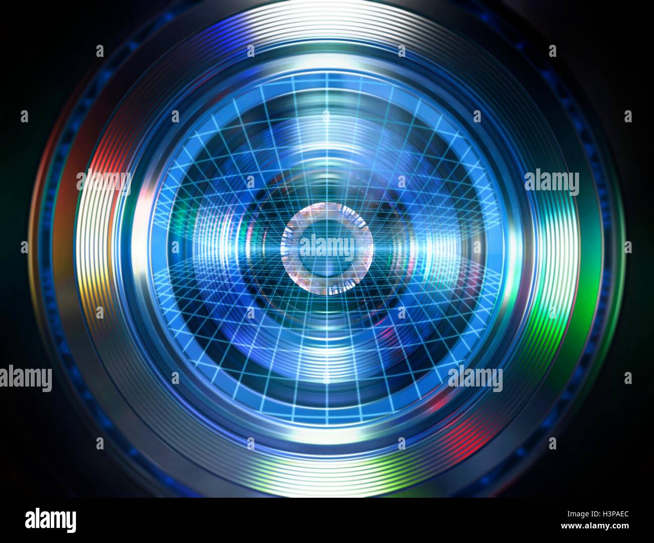 Robotic eye, illustration Stock Photo - Alamy