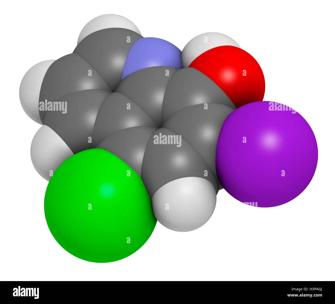 Clioquinol (iodochlorhydroxyquin) antifungal and antiprotozoal drug ...