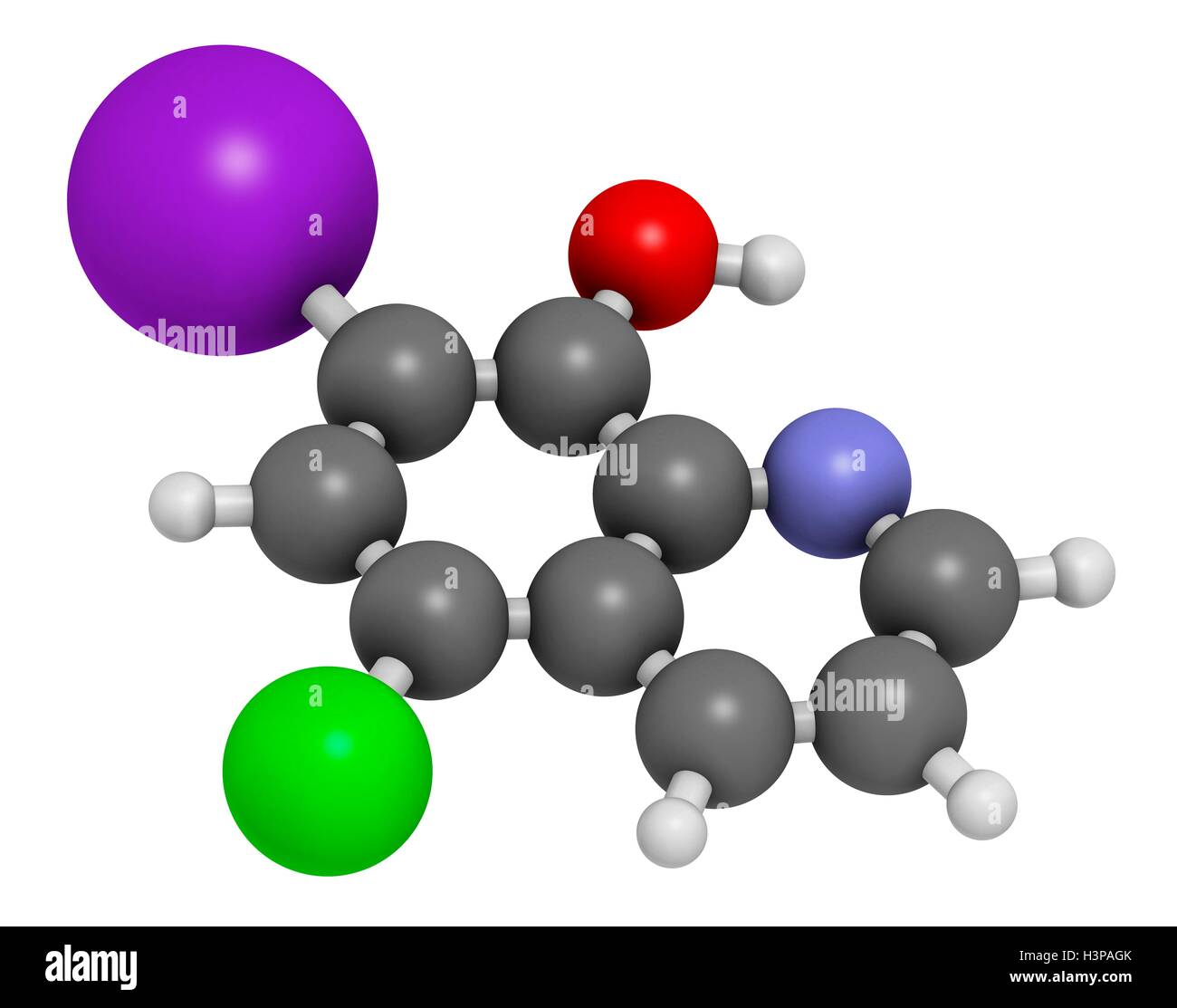 Clioquinol (iodochlorhydroxyquin) antifungal and antiprotozoal drug ...