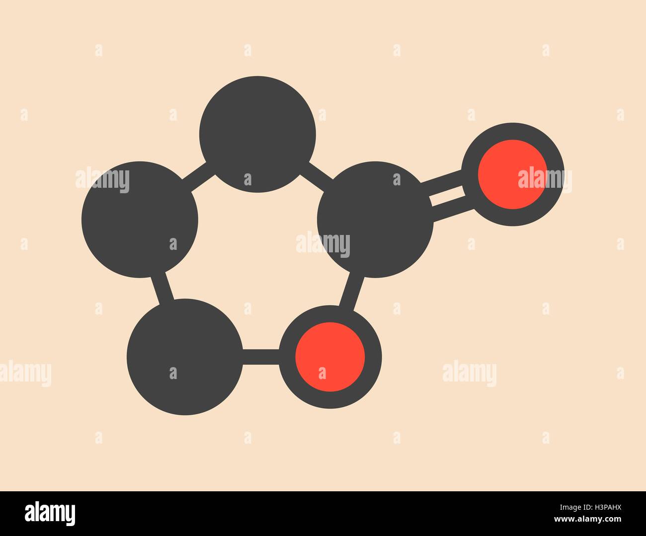 Gamma-butyrolactone (GBL) solvent molecule. Used as prodrug form of GHB ...