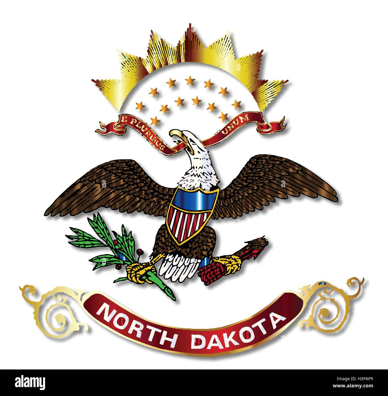 Vector vectors dakota hi-res stock photography and images - Alamy