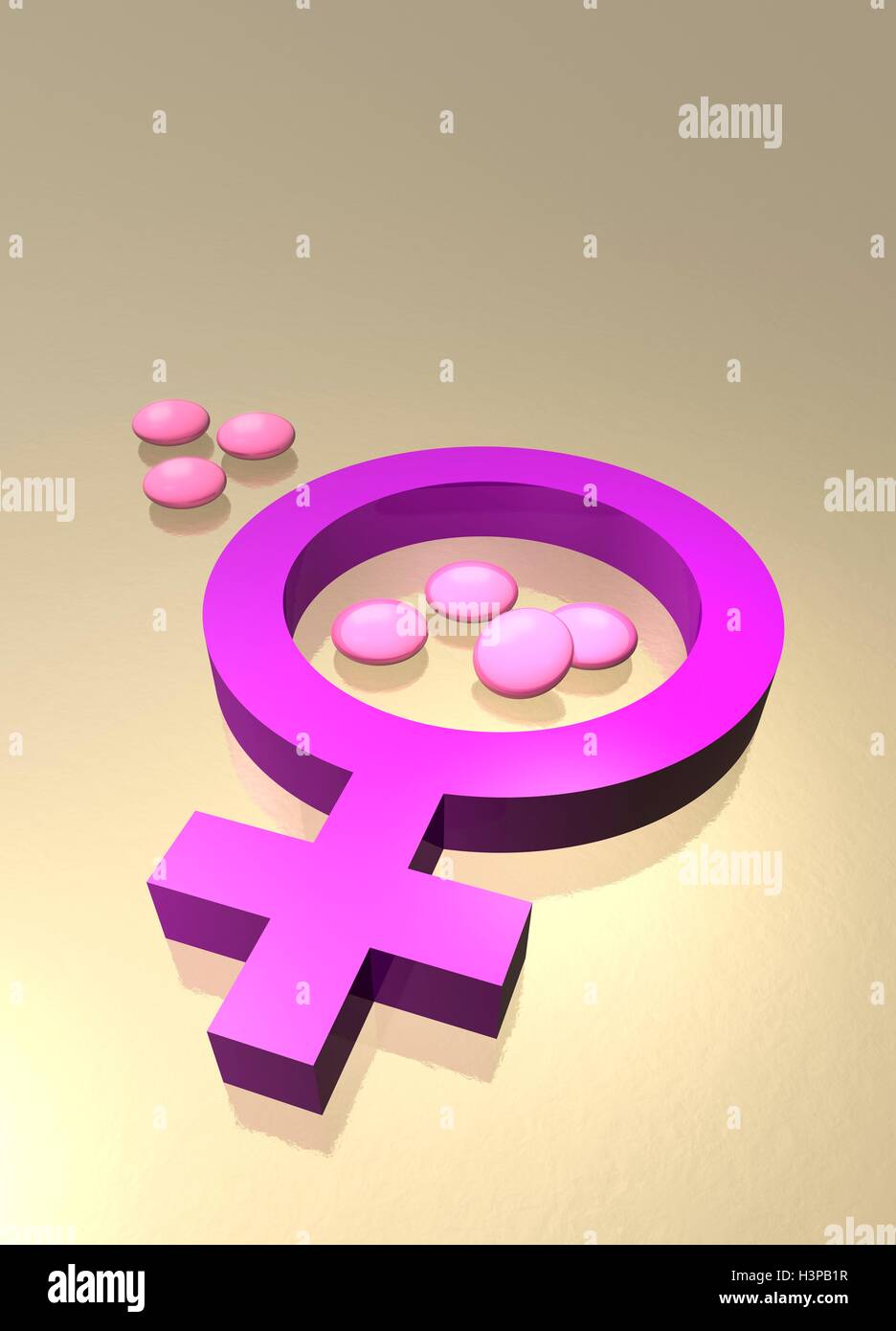 Female Symbol 3d