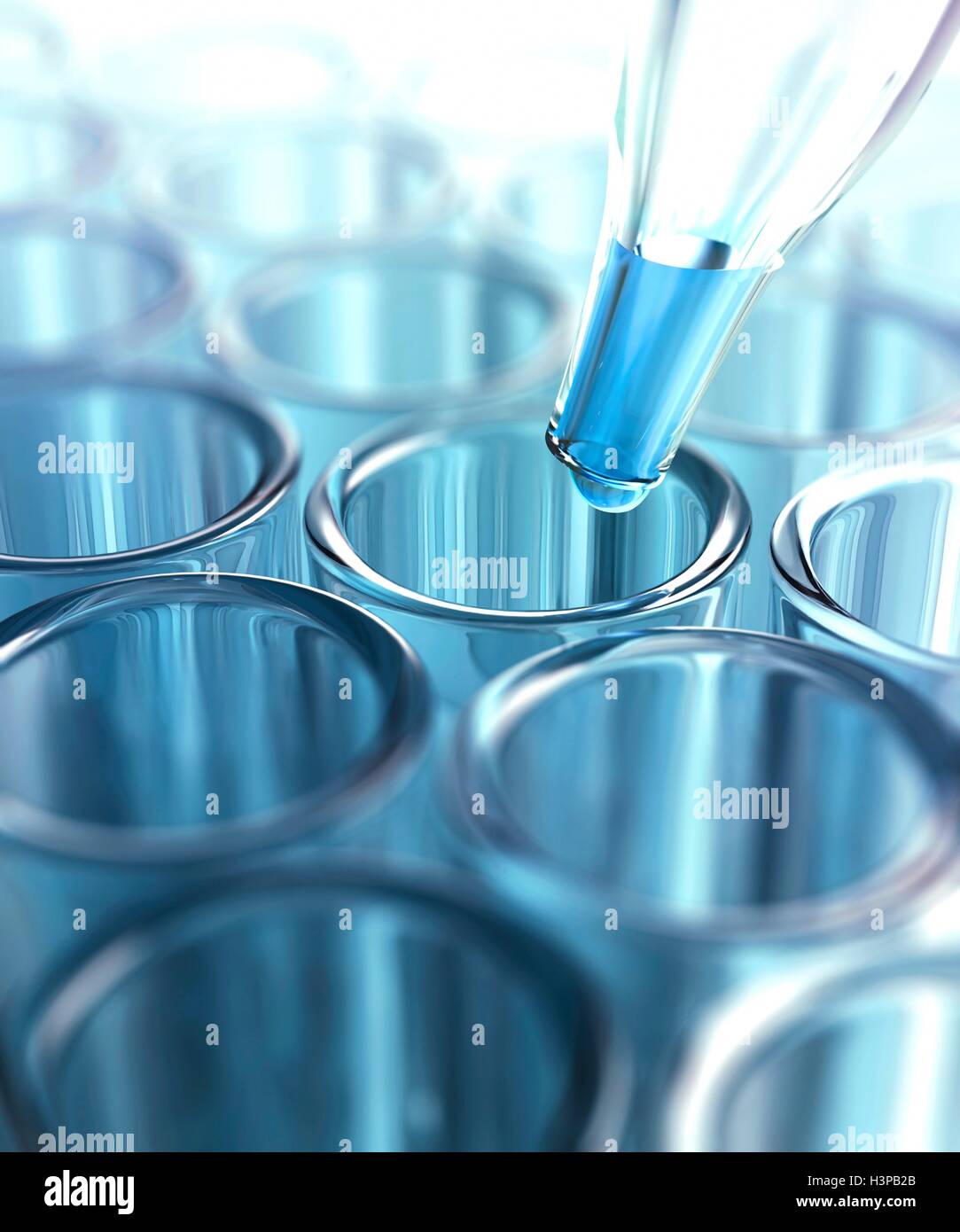 Pipette dripping liquid test tubes hi-res stock photography and images ...