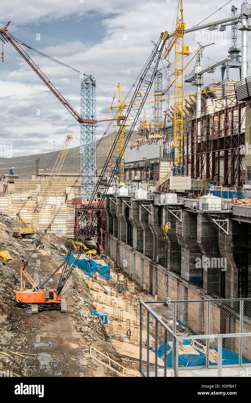 Construction site hydro power plant hi-res stock photography and images ...