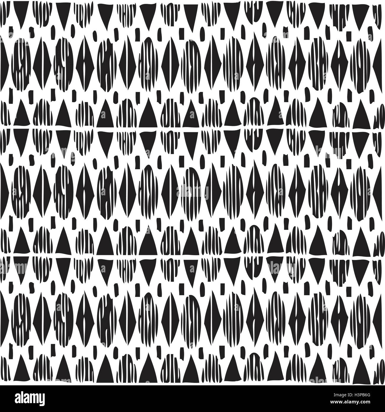 Geometric seamless pattern ethnic abstract background vector Stock ...