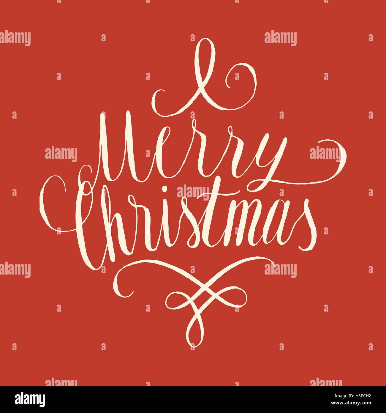 Christmas curly calligraphy hi-res stock photography and images - Alamy