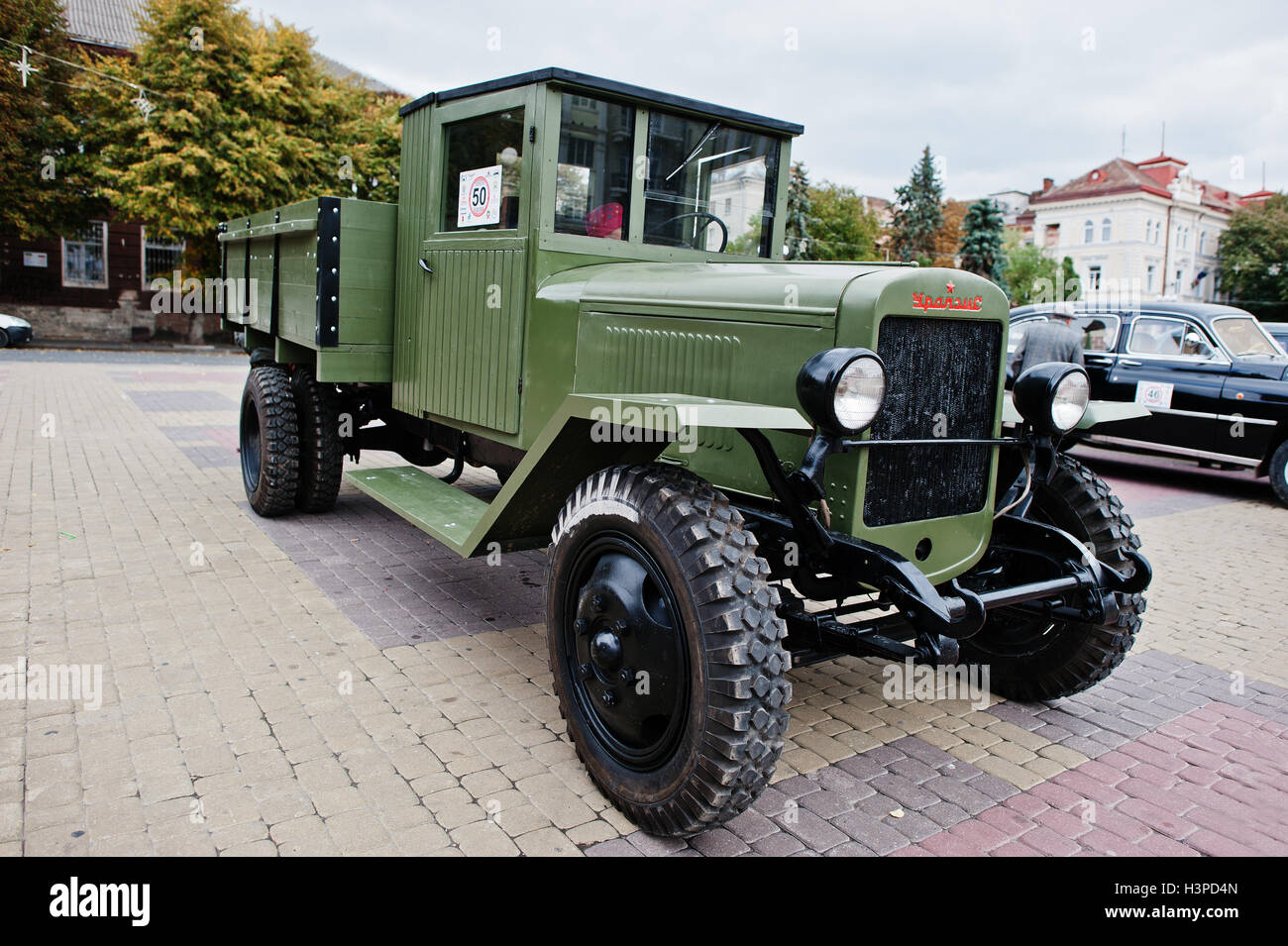 Tarnopol, Ukraine - October 09, 2016: ZIS-5 was a 4x2 Soviet truck ...