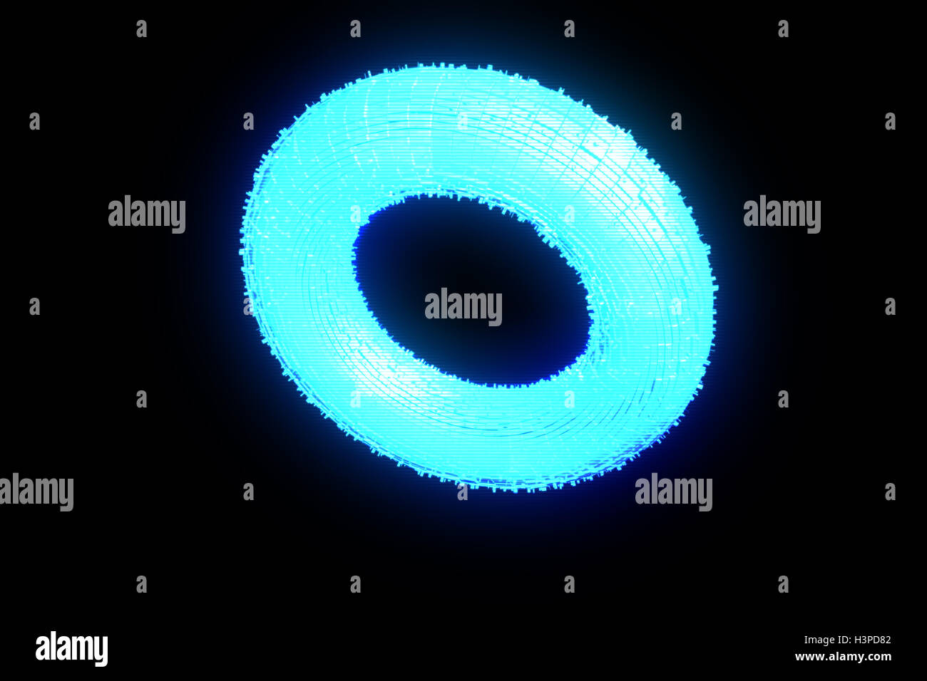 Futuristic 3D Ring Nice 3D Rendering Stock Photo - Alamy