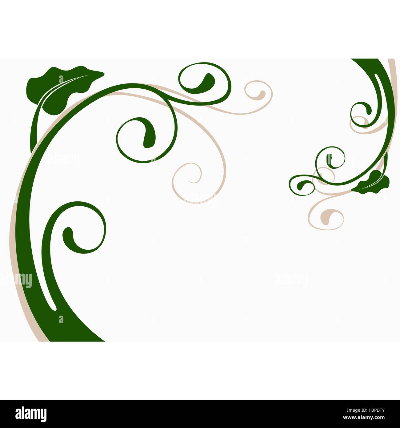 Curly plants Stock Vector Images - Alamy