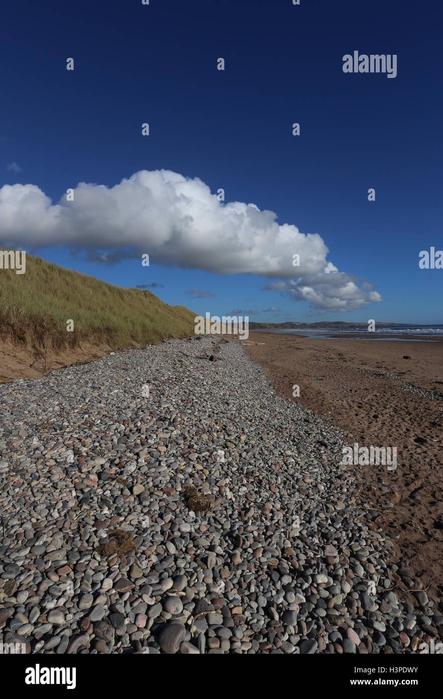 Shingle on beach Montrose bay Angus Scotland October 2016 Stock Photo ...