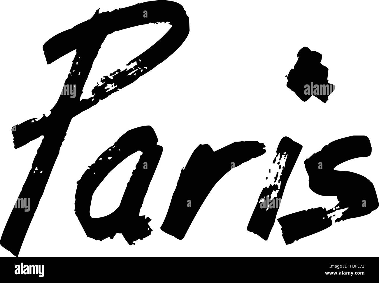 Paris text Sign on White Background Stock Vector Image & Art - Alamy
