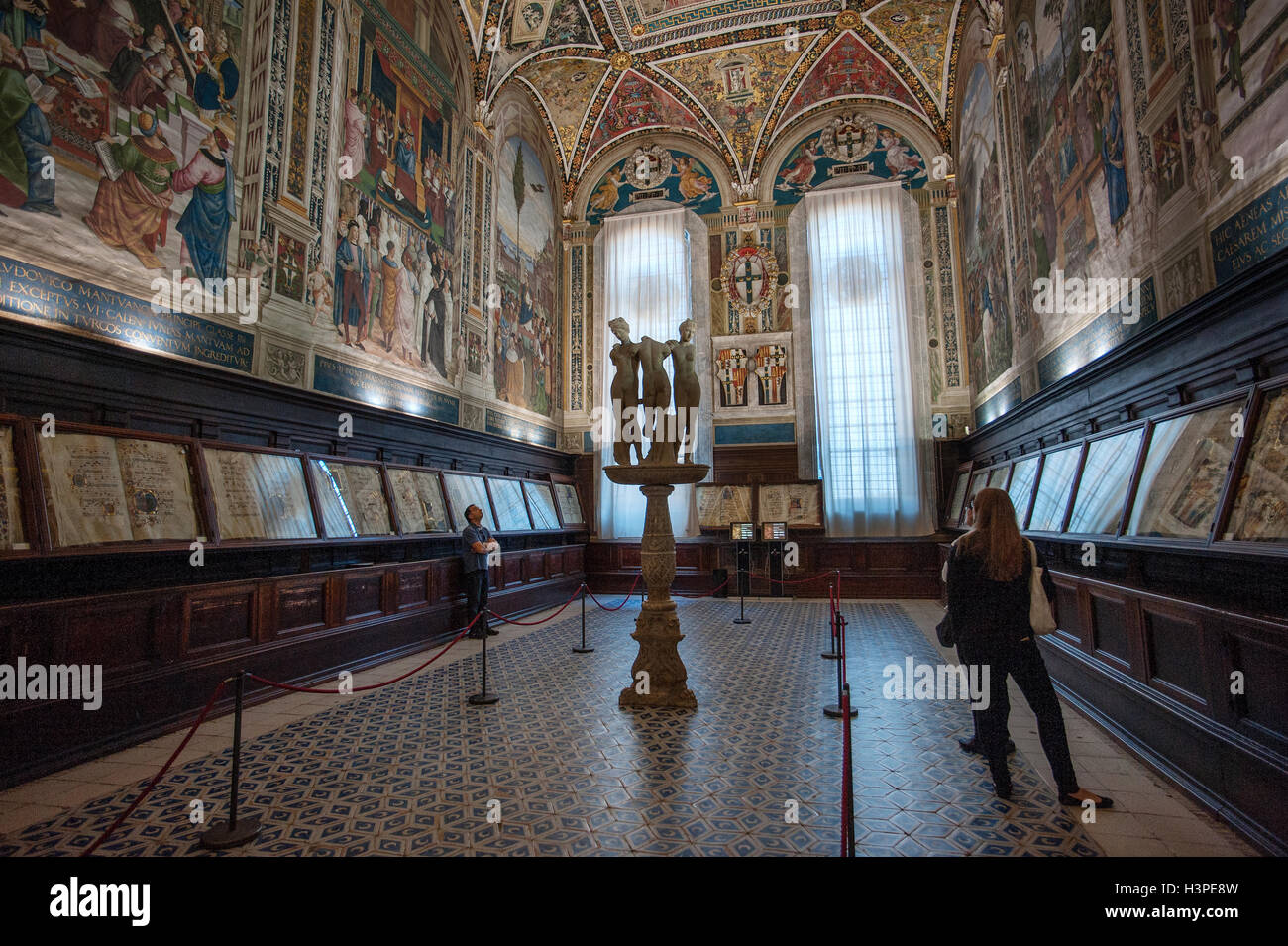 Siena Cathedral Library High Resolution Stock Photography and Images ...