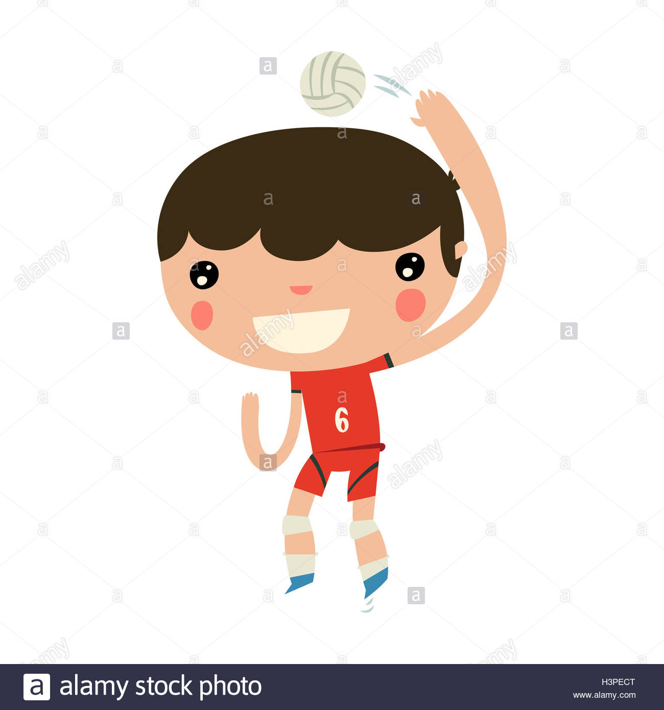 Volleyball Cartoon High Resolution Stock Photography and Images - Alamy