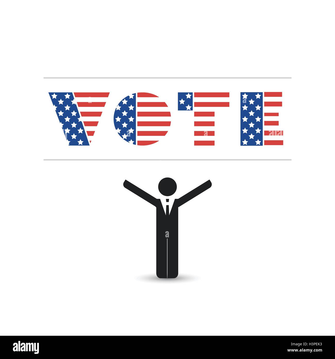 USA Voting Design Concept Stock Vector Image & Art - Alamy