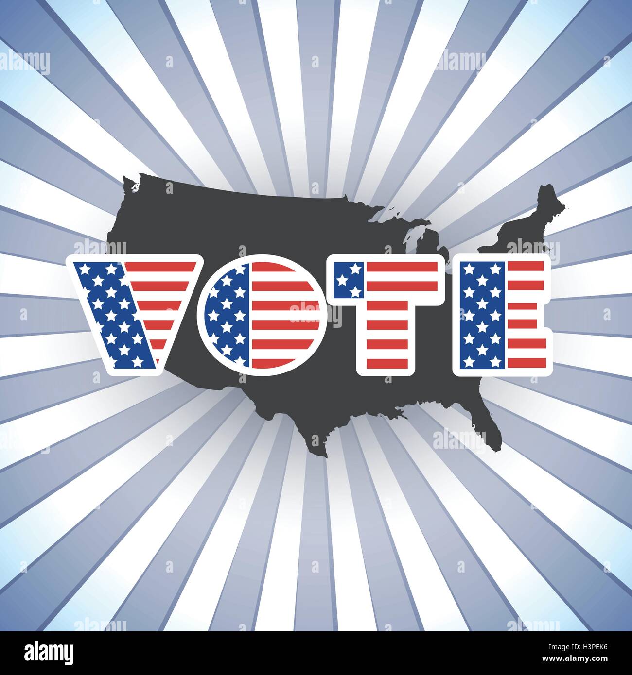 USA Voting Design Concept with Map Stock Vector Image & Art - Alamy