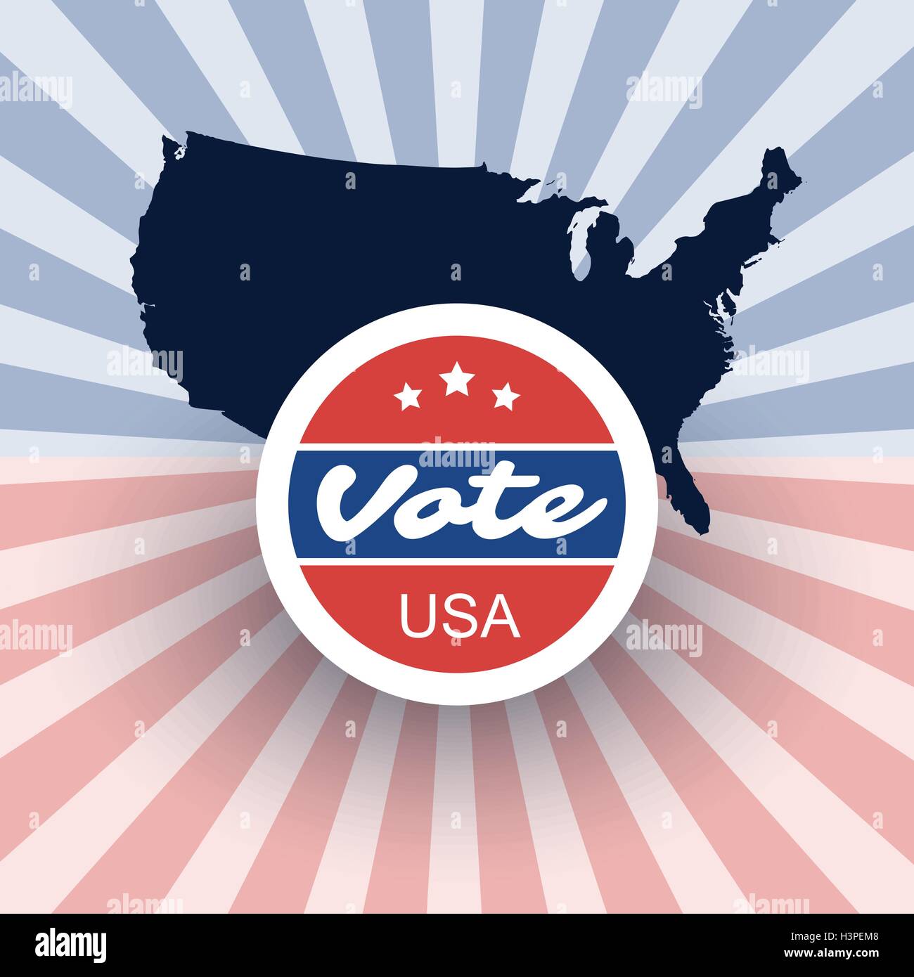 USA Voting Design Concept Stock Vector Image & Art - Alamy