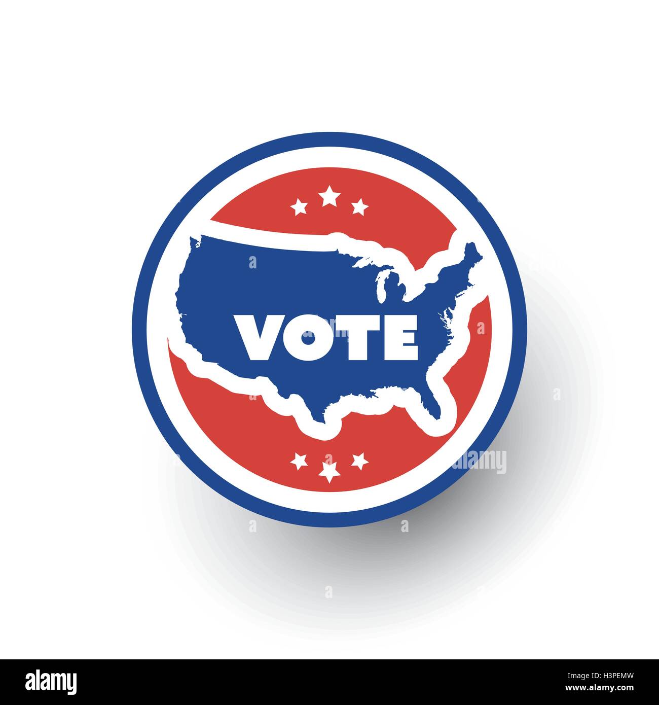 USA Voting Design Concept Stock Vector Image & Art - Alamy