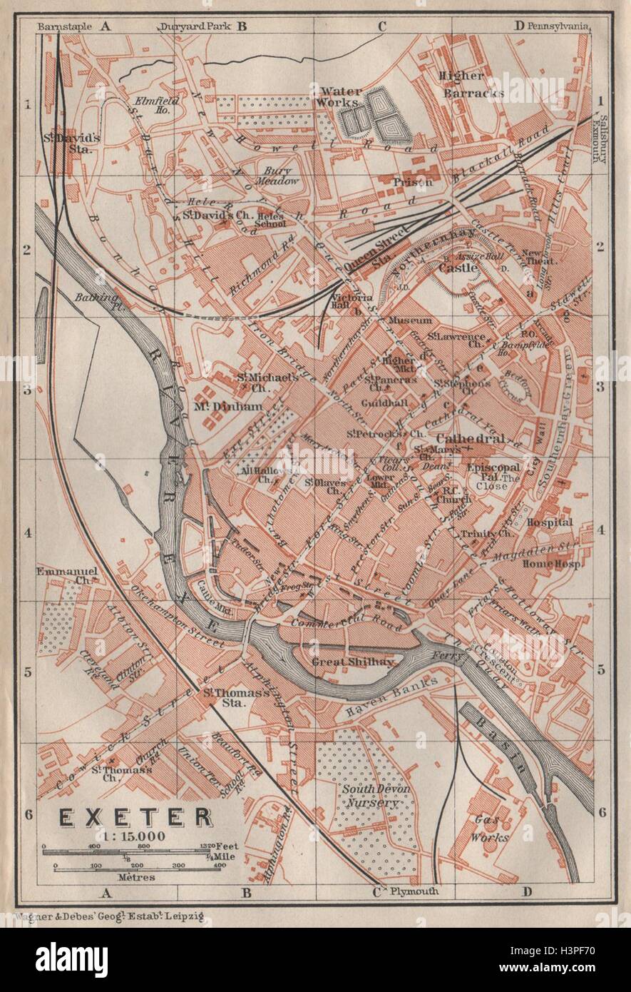 Antique Map Of Devon High Resolution Stock Photography and Images - Alamy