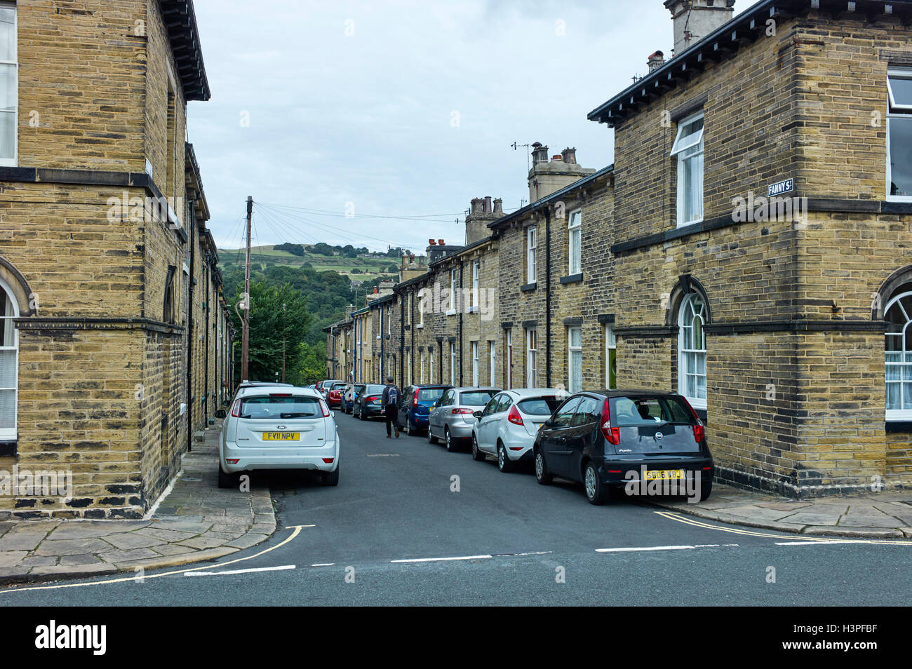 Street in Saltaire Stock Photo - Alamy