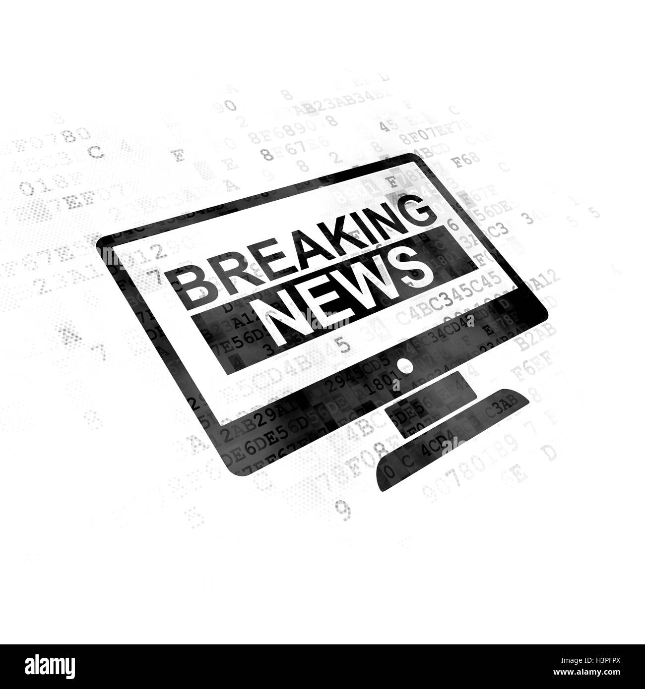 Big news concept Black and White Stock Photos & Images - Alamy