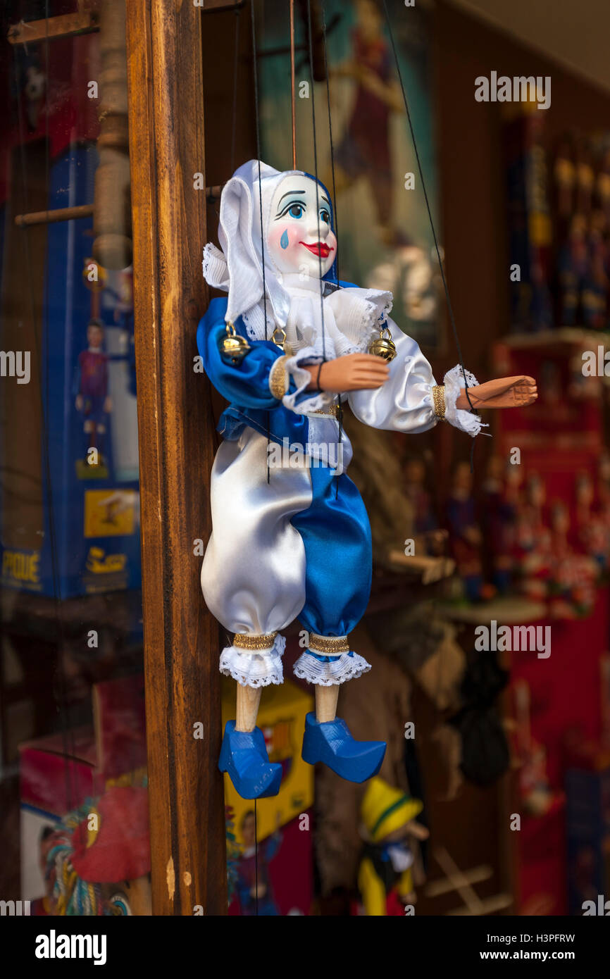 Prague, Czech Republic - 8 May, 2013: Prague souvenirs, traditional ...