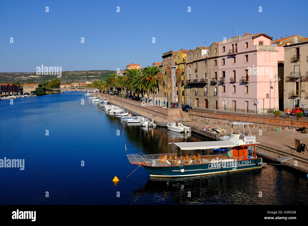 bosa, sardinia, italy Stock Photo - Alamy