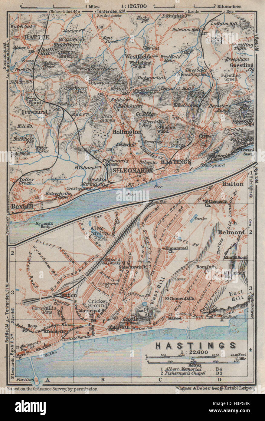 Battle of hastings map hi-res stock photography and images - Alamy