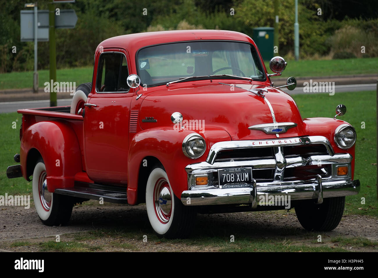 Classic red pickup truck hi-res stock photography and images - Alamy