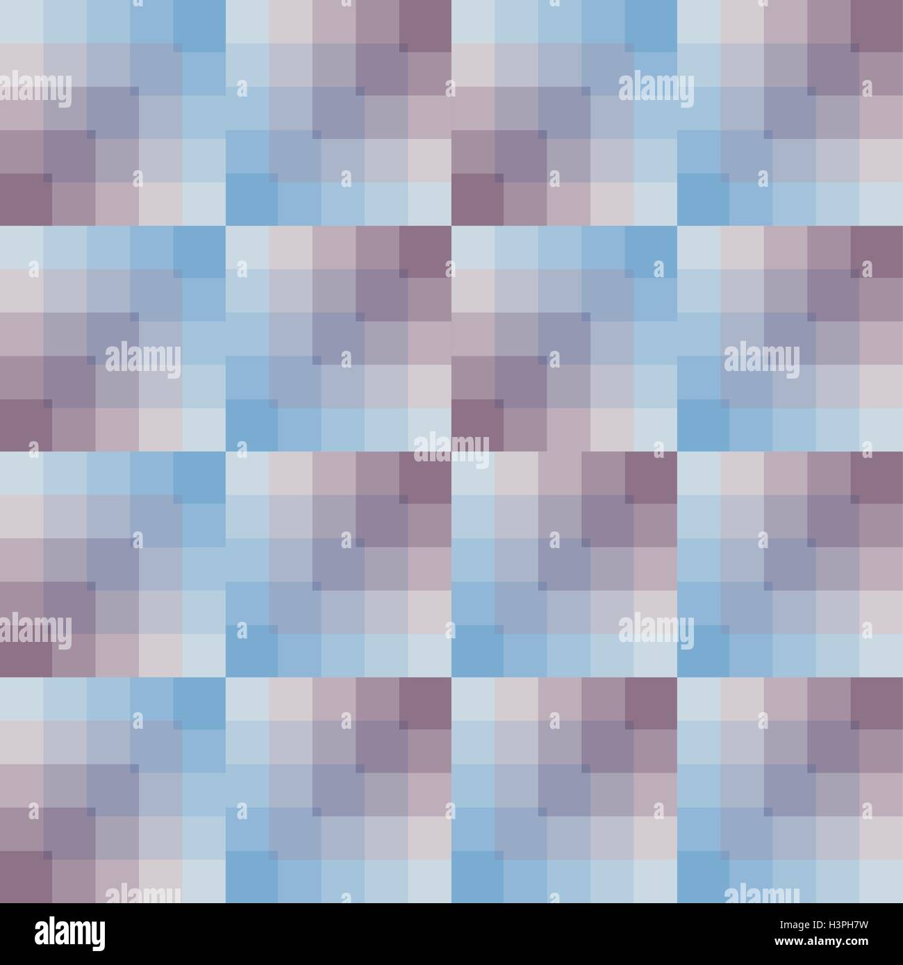 Pastel colored seamless pattern geometric squares transparent Stock ...