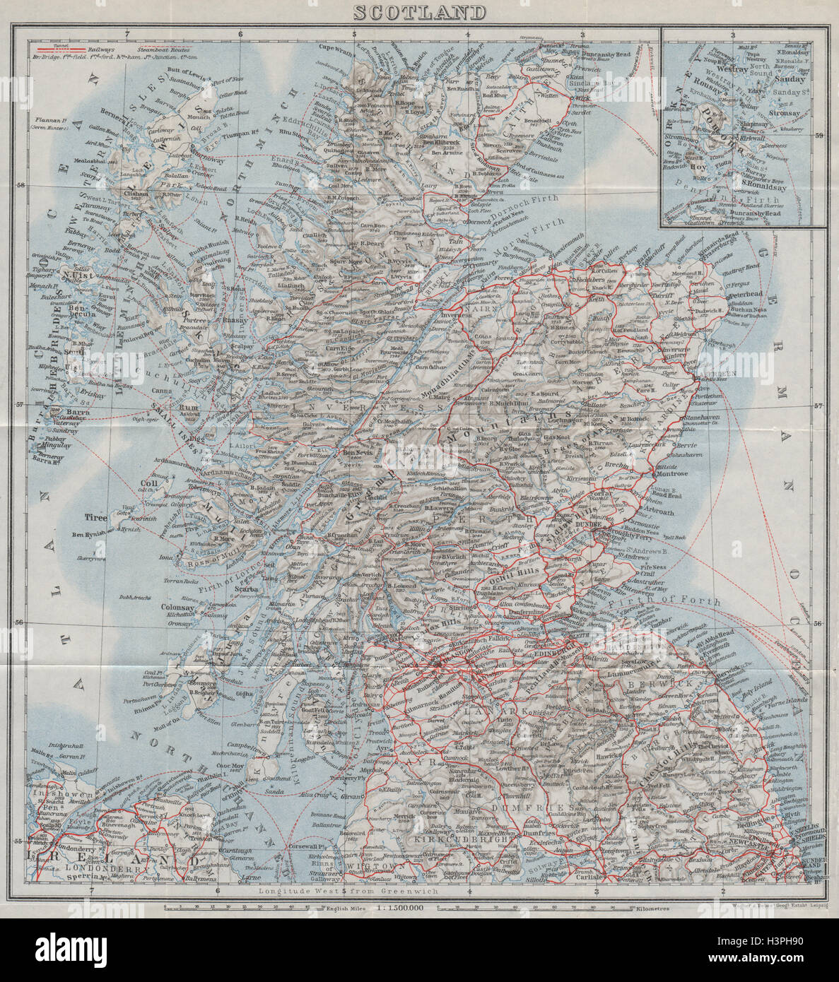 Map britain 500 hi-res stock photography and images - Alamy